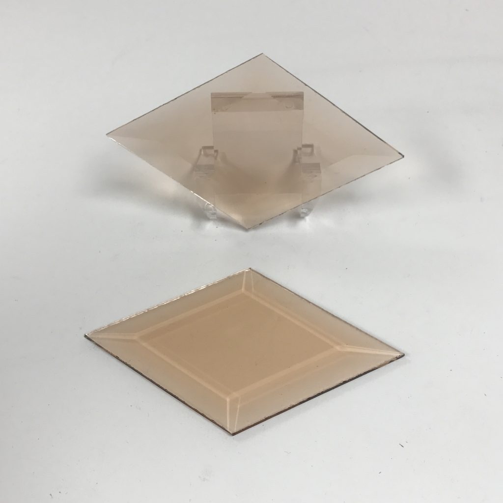 3/4″ x 6″ Rectangle Bevel Glass | Glass House Store